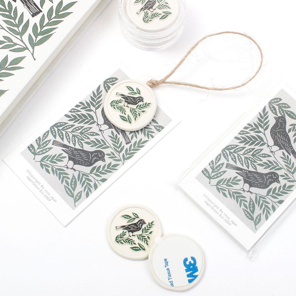 Stick Figure Bird Notebook wax seal stickers Bookmark 3-in-1 Fragrance ...