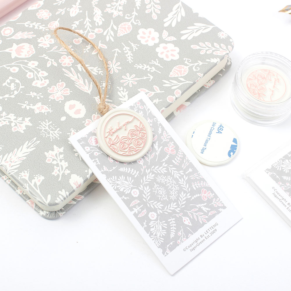 Plant farm Notebook Wax Seal Stickers Bookmark 3-In-1 Fragrance Set ...