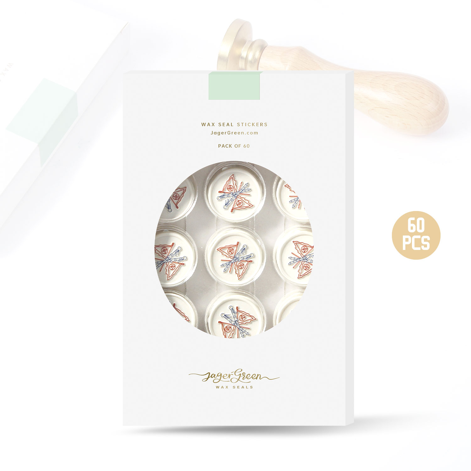 sword Wax Seal Stickers for packing 60 pcs – Wax Seals Boutique