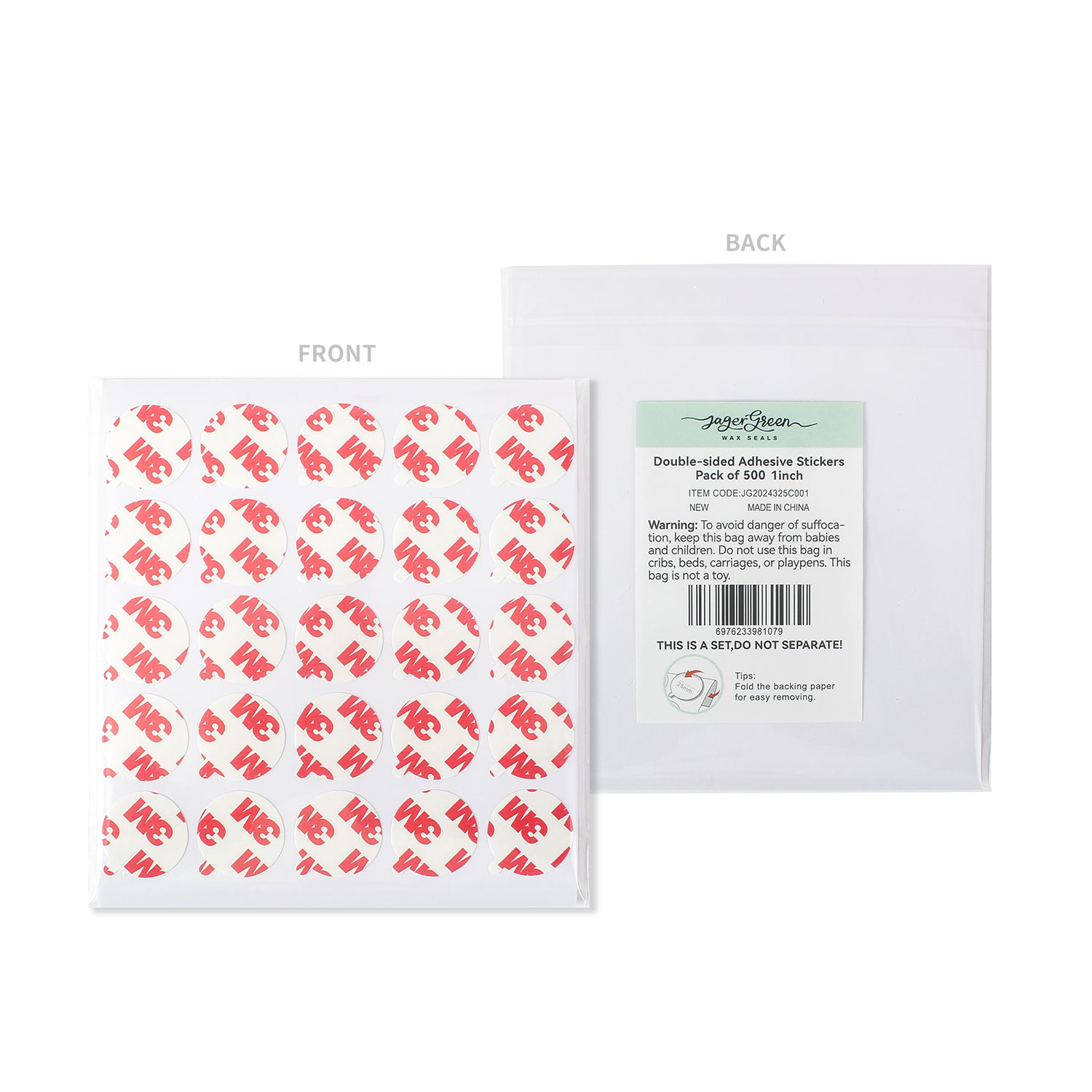 double-sided self-adhesives sticker tabs – Wax Seals Boutique
