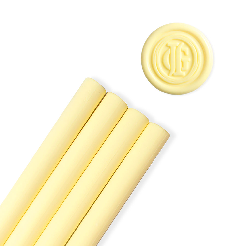 11*136mm Jasmine yellow Waxseal Stick,9pcs – Wax Seals Boutique